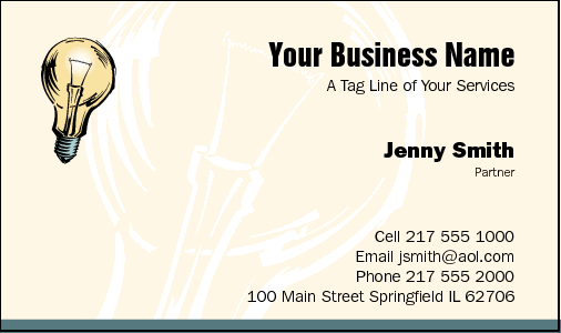 Business Cards for Electricians